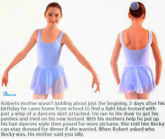 PG Rated TG Captions: Becky's Dance Class, parts 2 & 3...